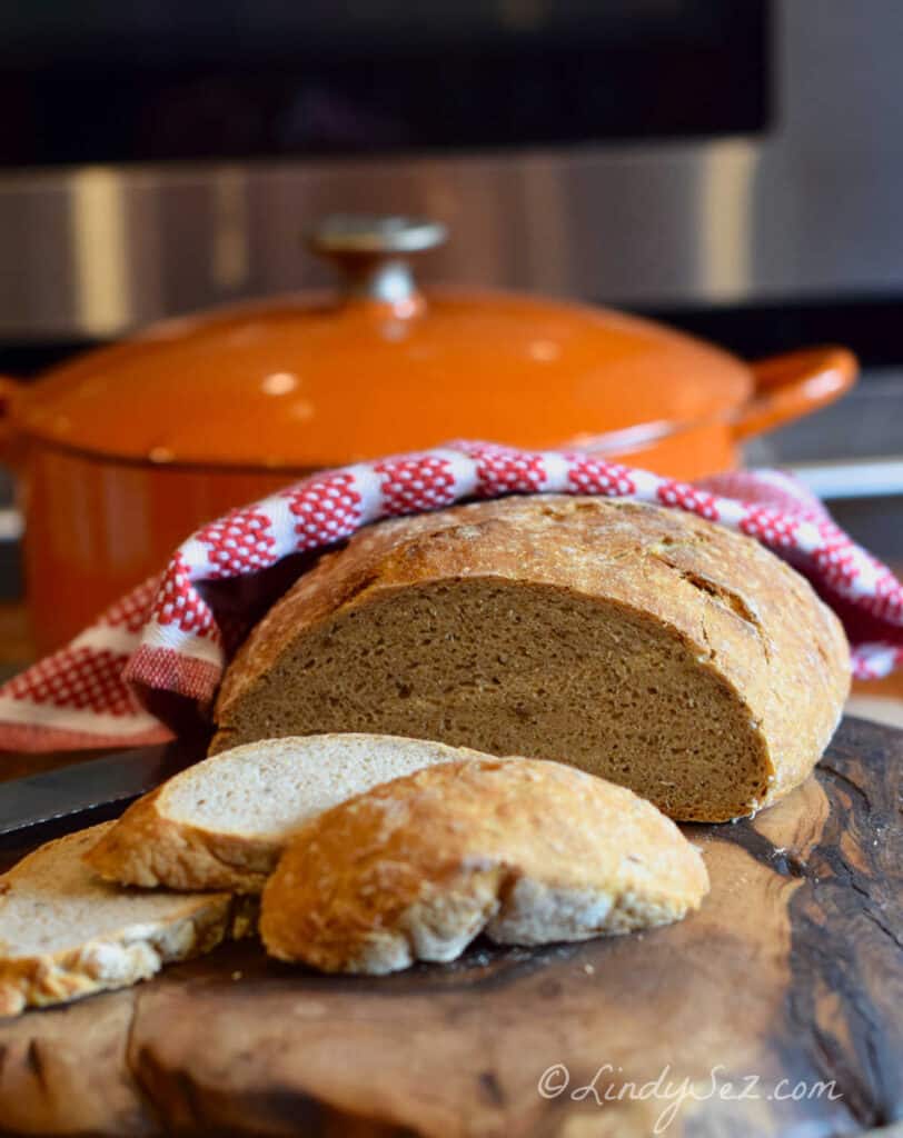 A Quick No Knead Crusty Rye Bread - LindySez Recipe