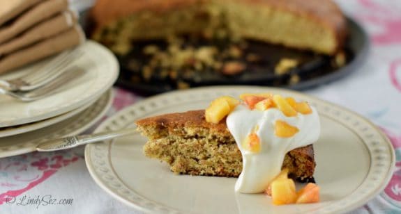 Fresh Peach Almond Torte - LindySez | Recipes